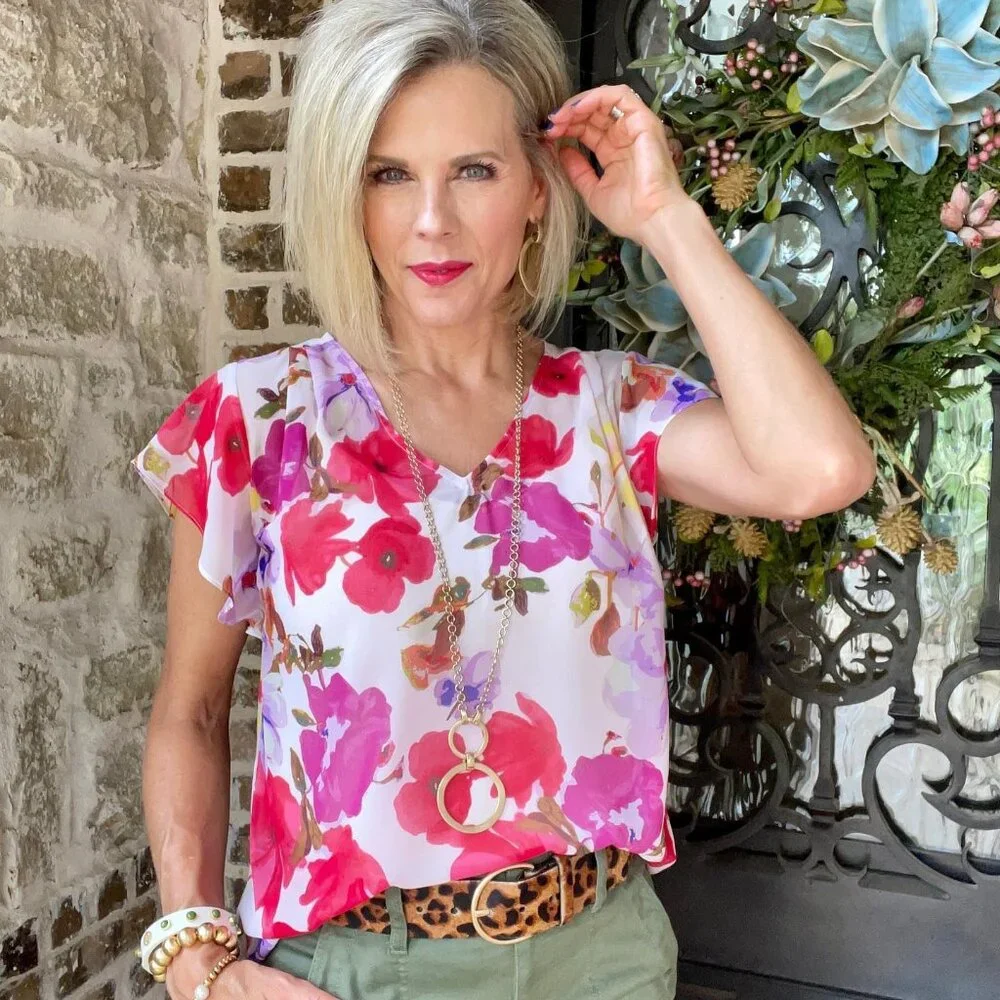 CAbi | Tops | Cabi 4347 Passion Top Fall 222 Medium Euc | Poshmark